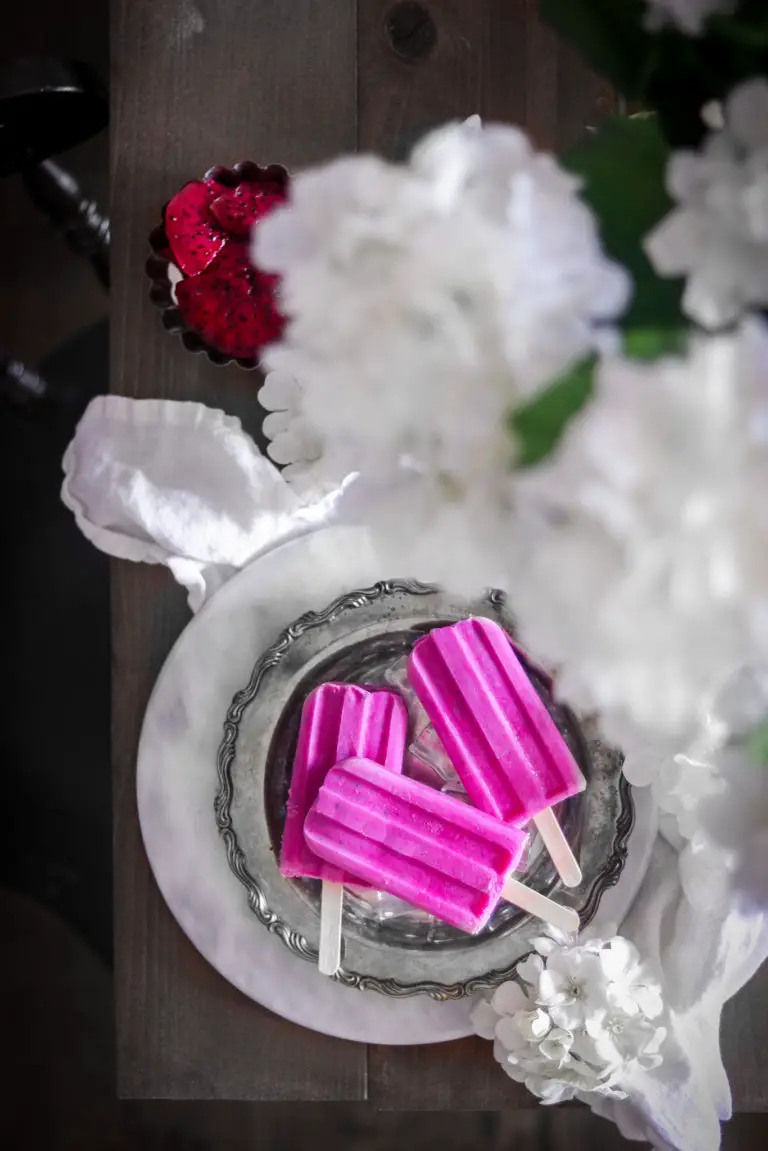 Dragon Fruit Coconut Popsicles – Peaches 2 Peaches