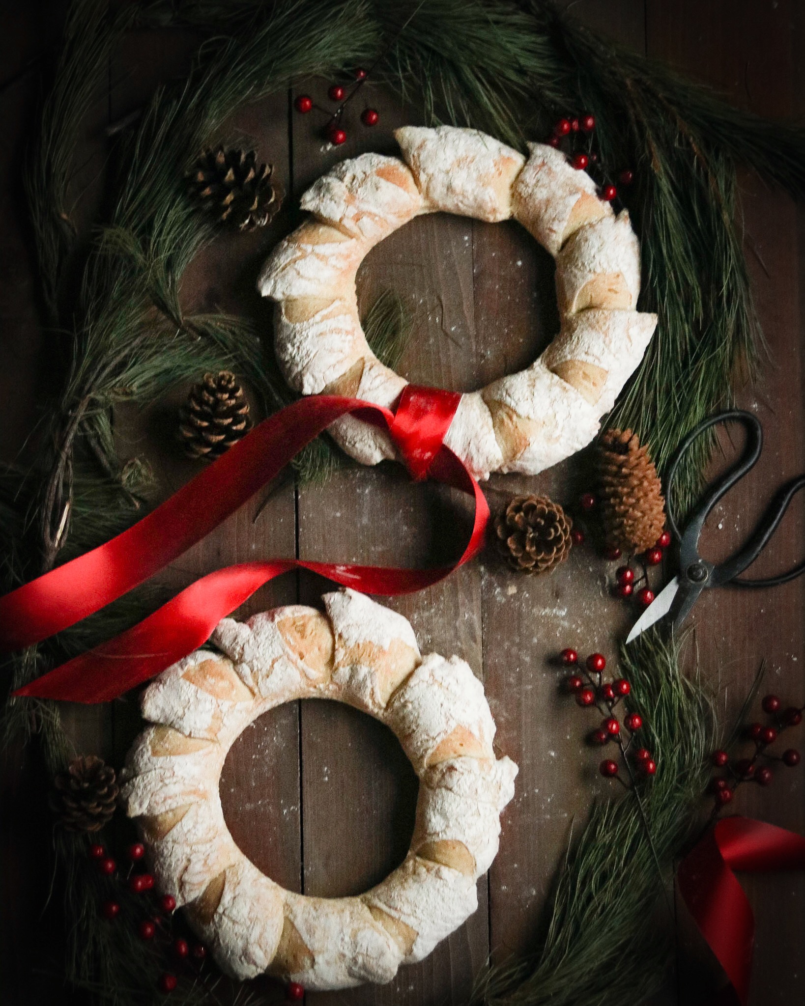 Christmas Wreath Bread – Peaches 2 Peaches