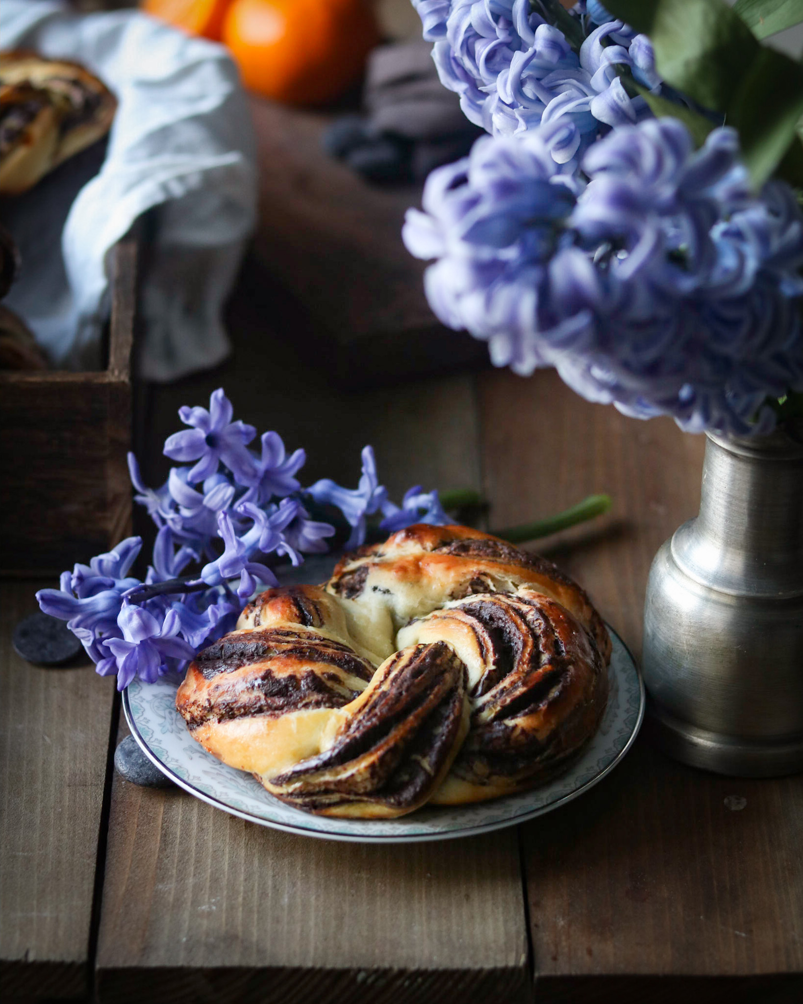 Chocolate Orange Brioche Babka Rolls – Peaches 2 Peaches