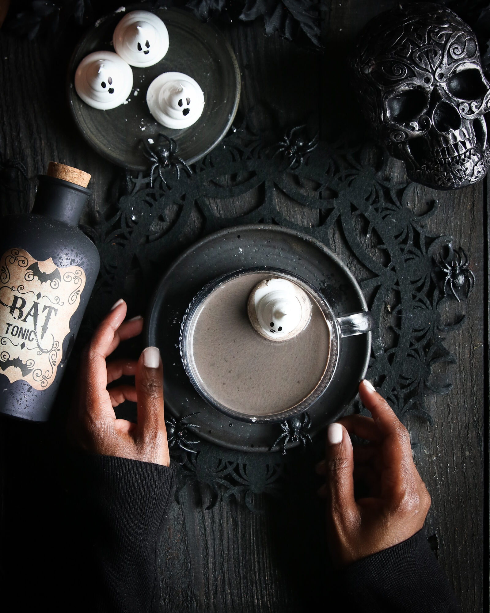 Ghoulish Black Hot Cocoa – Peaches 2 Peaches
