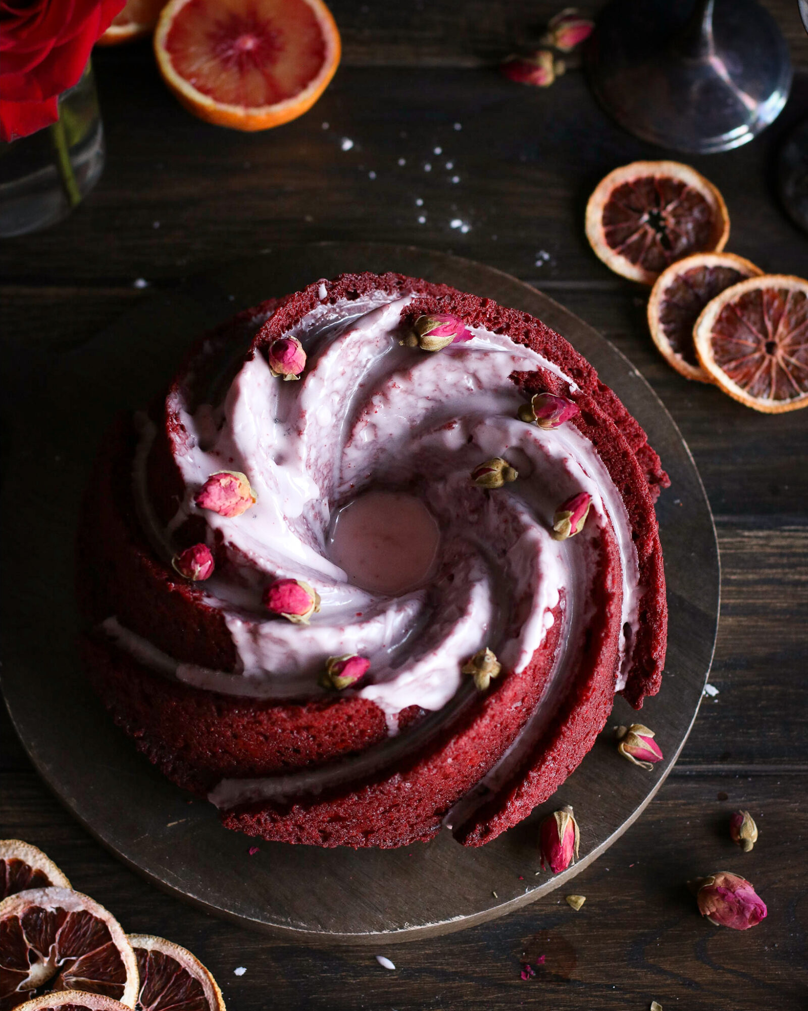 Red Velvet Blood Orange Bundt Cake – Peaches 2 Peaches
