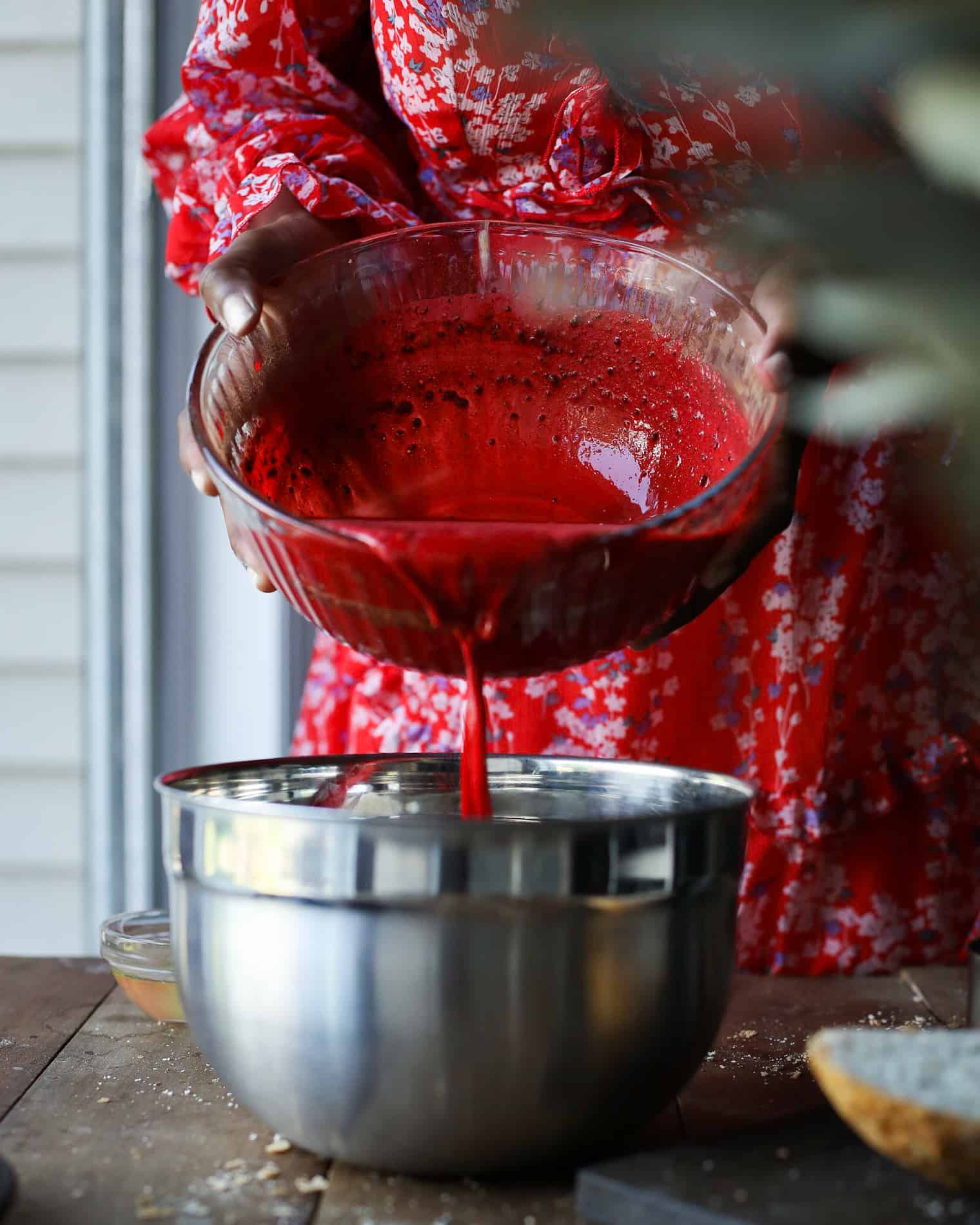 Red Velvet Bread Pudding with Berries – Peaches 2 Peaches